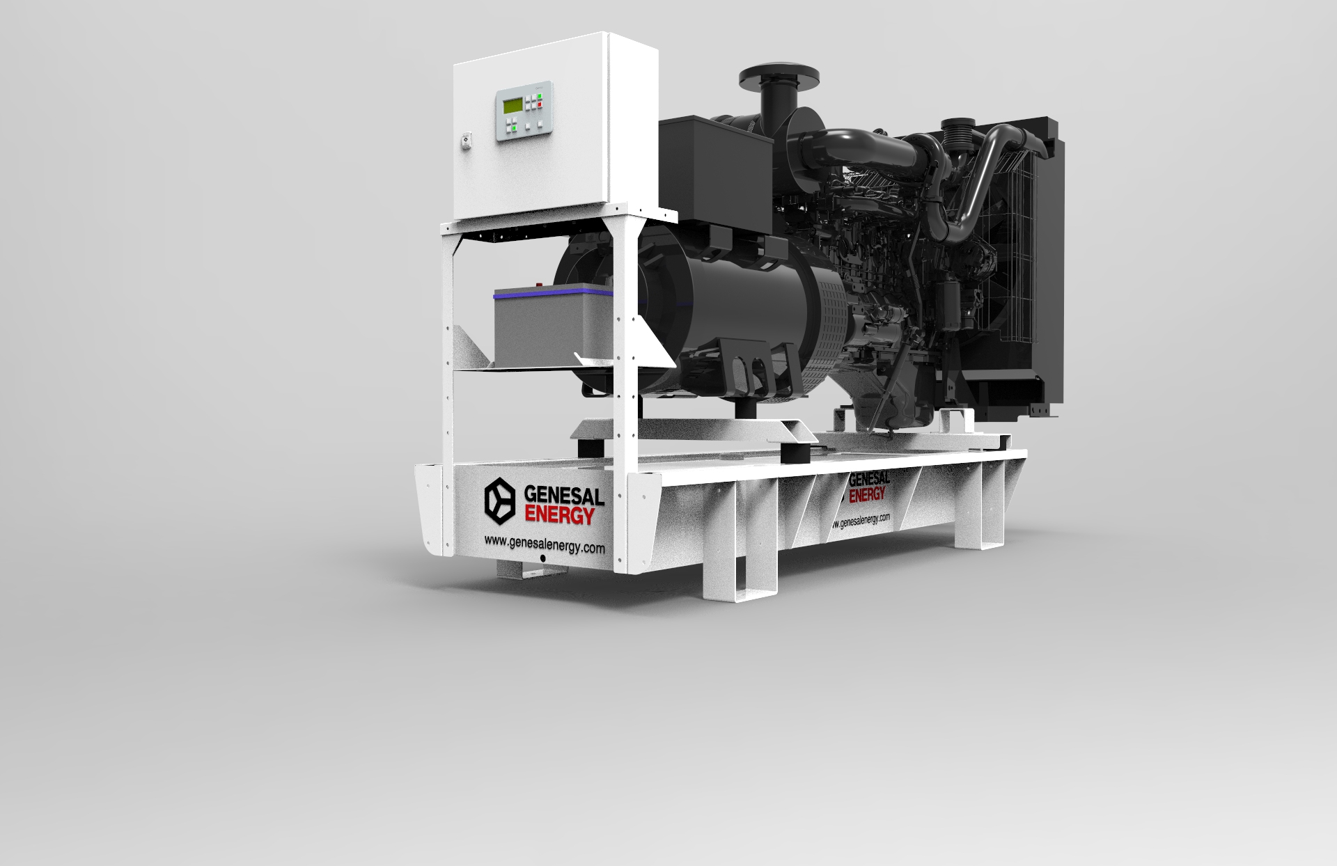 GEN220F-A-MEC Diesel Generator - 200/220 kVA - Genesal Energy