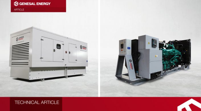 Installation and Arrangement of Generators Genesal Energy